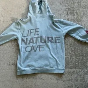 freecity | Other | Free City Light Blue Zip Up Hoody | Poshmark